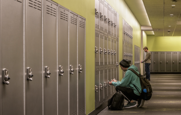 Tufftec Lockers at DePaul University - Scranton Products