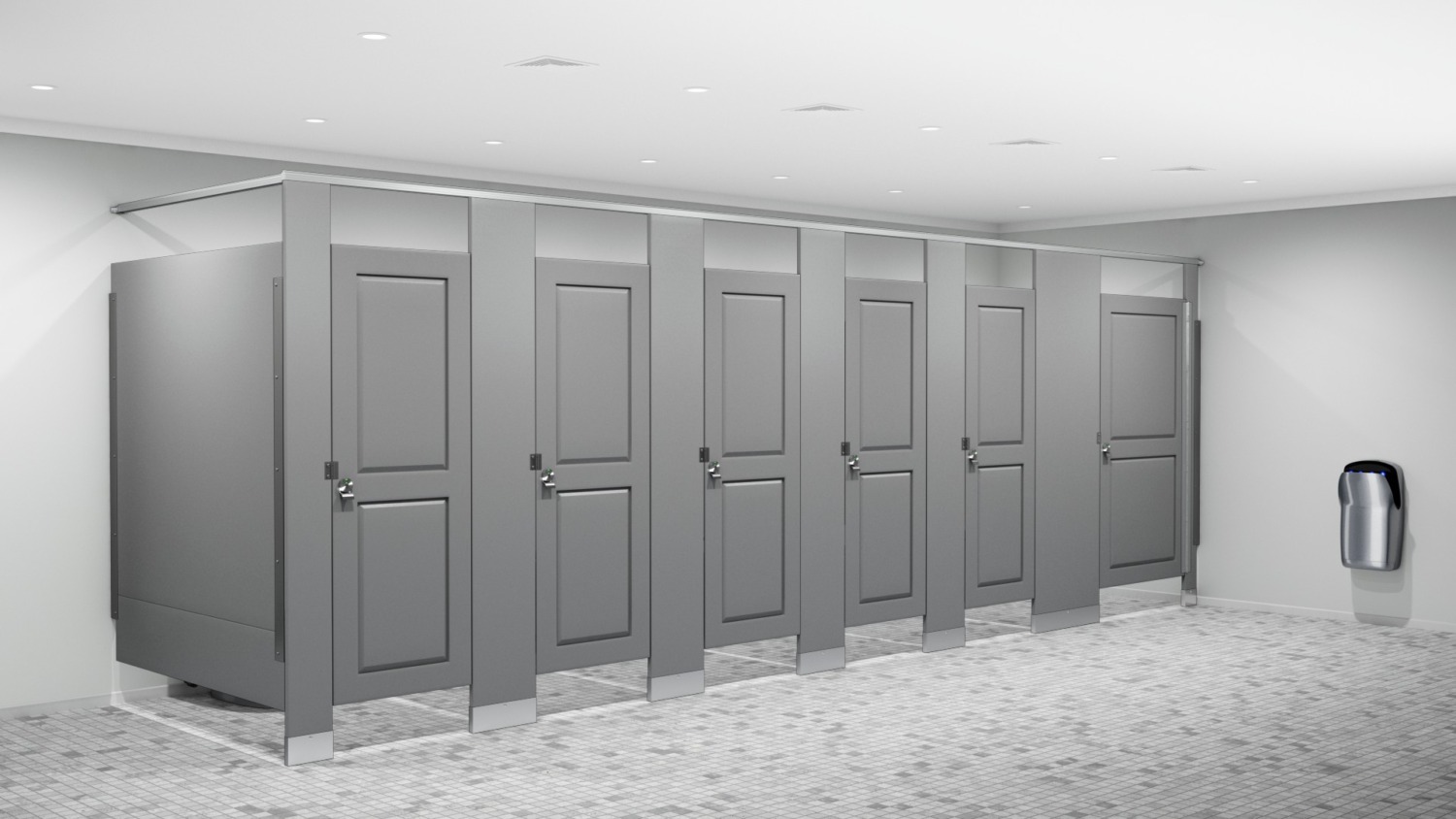 Hiny Hiders Toilet Partitions & Stalls | Scranton Products